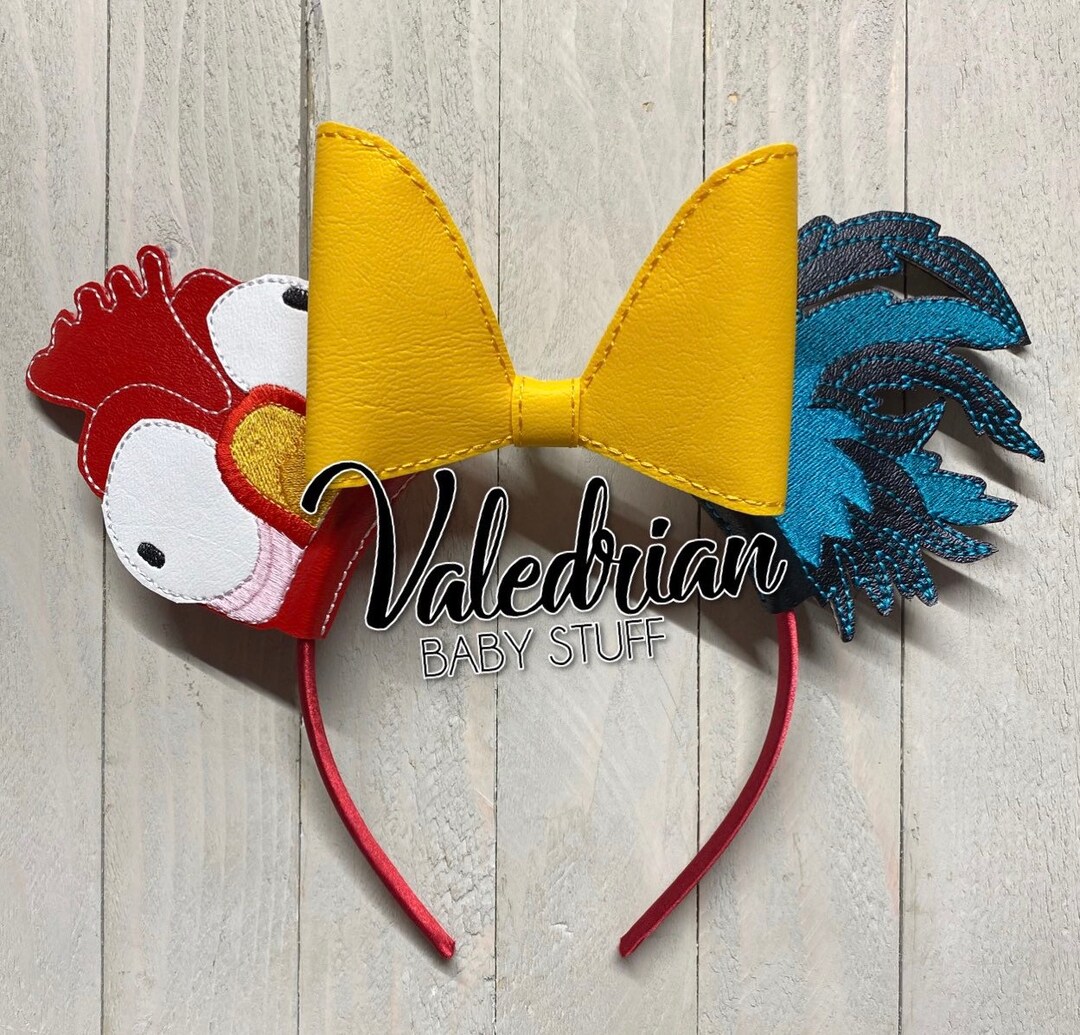 Moana HEI HEI the Rooster Inspired Mouse Ears Headband Accessories ...