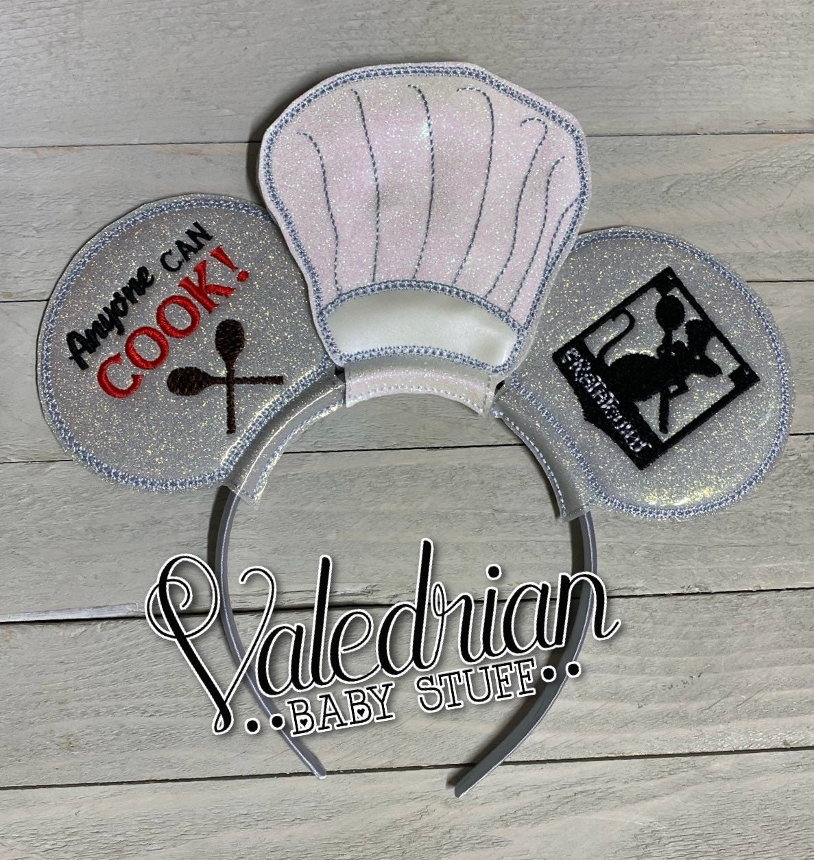 Ratatouille Remy Chef Hat Lights Inspired Mouse Ears Headband - Etsy
