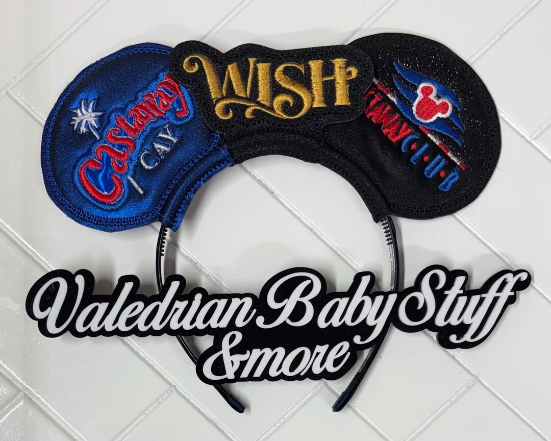 Disney Sail Away Castaway Cay Ship Cruise Inspired Mouse Ears Headband ...