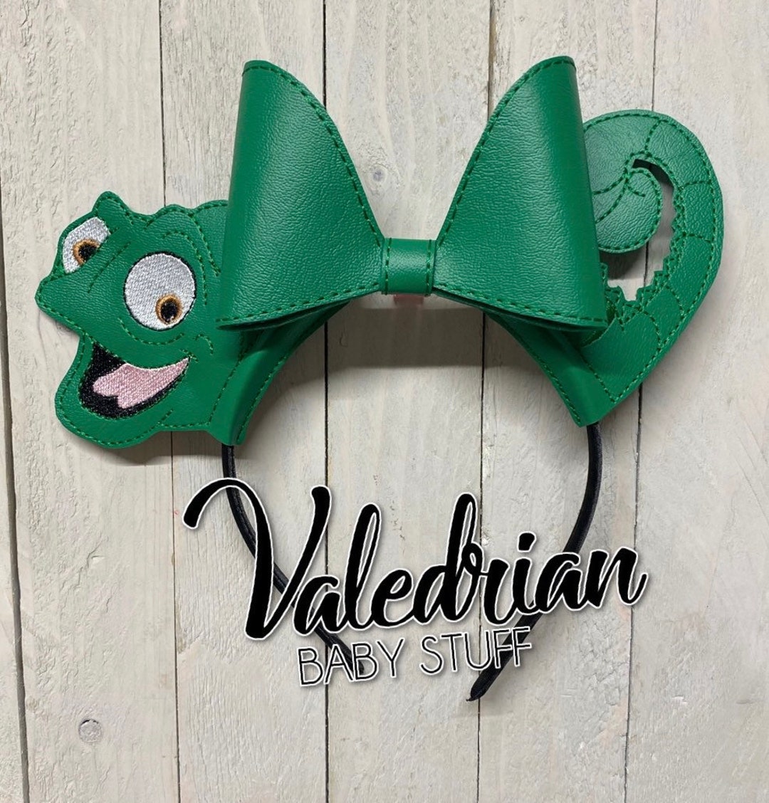 Rapunzel Pascal Inspired Mouse Ears Headband Accessories Costume Dress ...