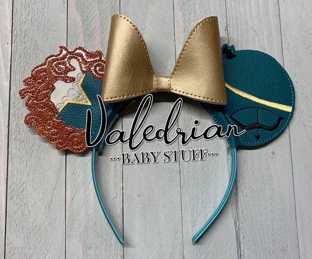 Brave Merida Inspired Mouse Ears Headband Accessories Costume Dress up ...
