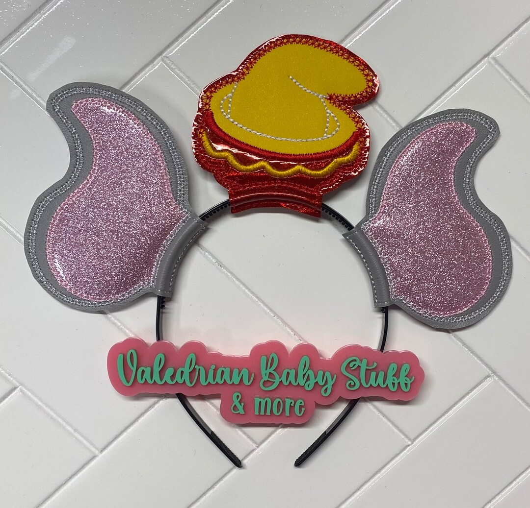 Dumbo Elephan Inspired Mouse Ears Headband Accessories Costume Dress up ...