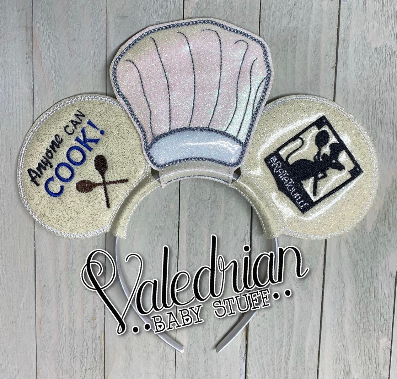 Ratatouille Remy Chef Hat Lights Inspired Mouse Ears Headband - Etsy