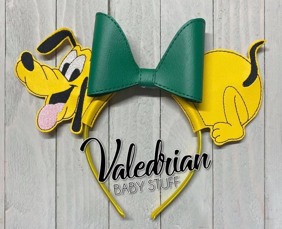 Pluto Inspired Mouse Ears Headband Accessories Costume Dress up Pretend ...