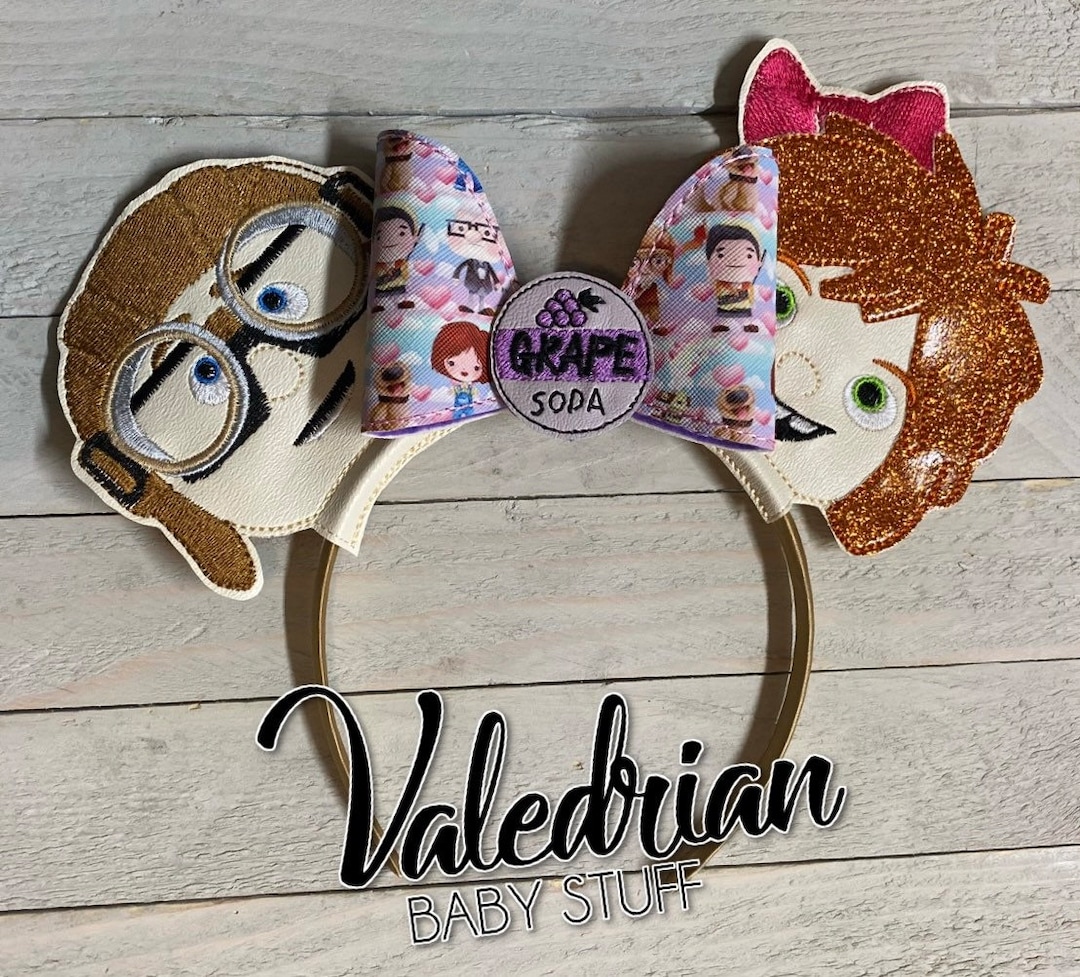 Up Young Carl and Ellie Grape Soda Inspired Mouse Ears - Etsy