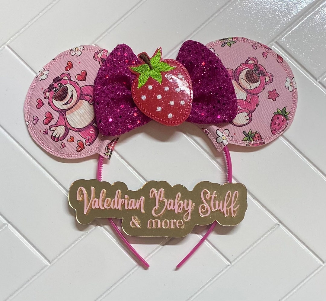 Toy Story Lotso Bear Inspired Mouse Ears Headband Accessories Costume ...