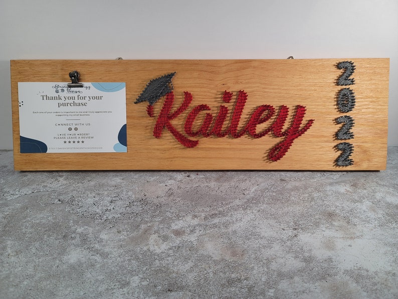 Graduation String Art Sign Photo Holder Personalized Gifts - Etsy
