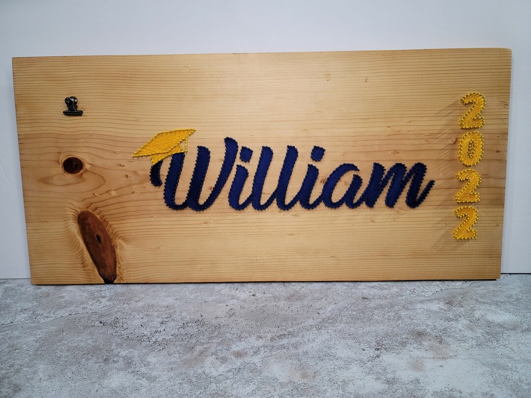 Graduation String Art Sign | Photo Holder | Personalized Gifts - Etsy