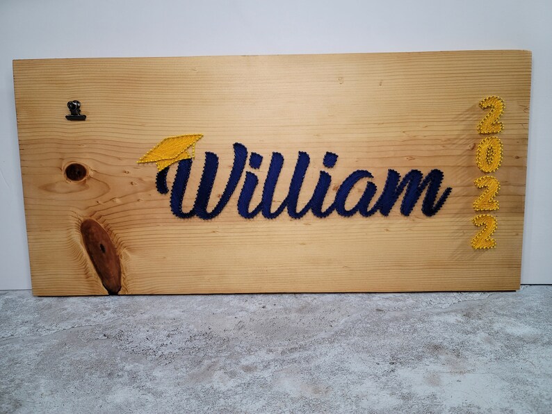 Graduation String Art Sign | Photo Holder | Personalized Gifts - Etsy