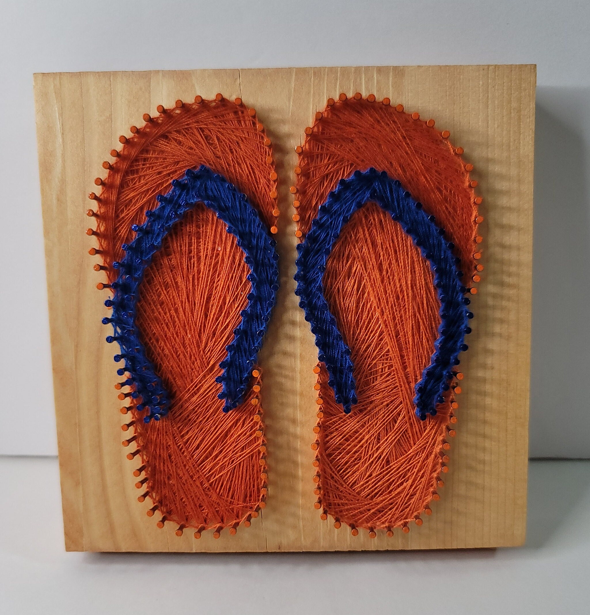 Flip Flop String Art | Summer Decor | Beach - Etsy