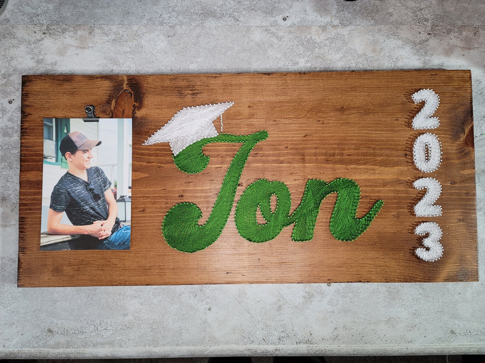 Graduation String Art Sign Photo Holder Personalized Gifts - Etsy