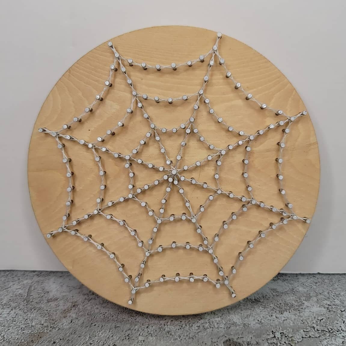 Spider Web String Art | Glow in the Dark | Halloween String Art | Fall ...