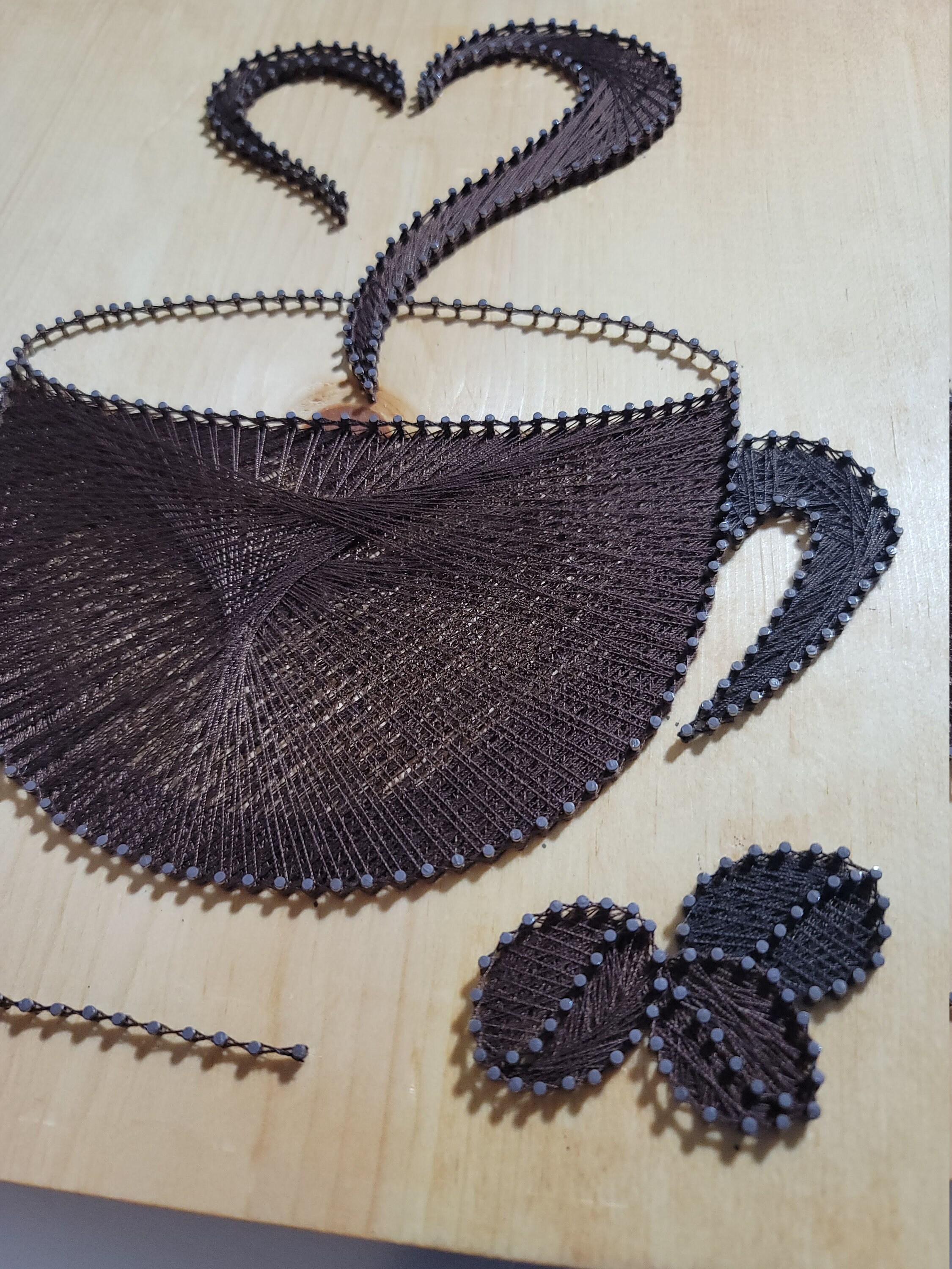 Coffee String Art Coffee Wood Sign Coffee Love Coffee String Art - Etsy