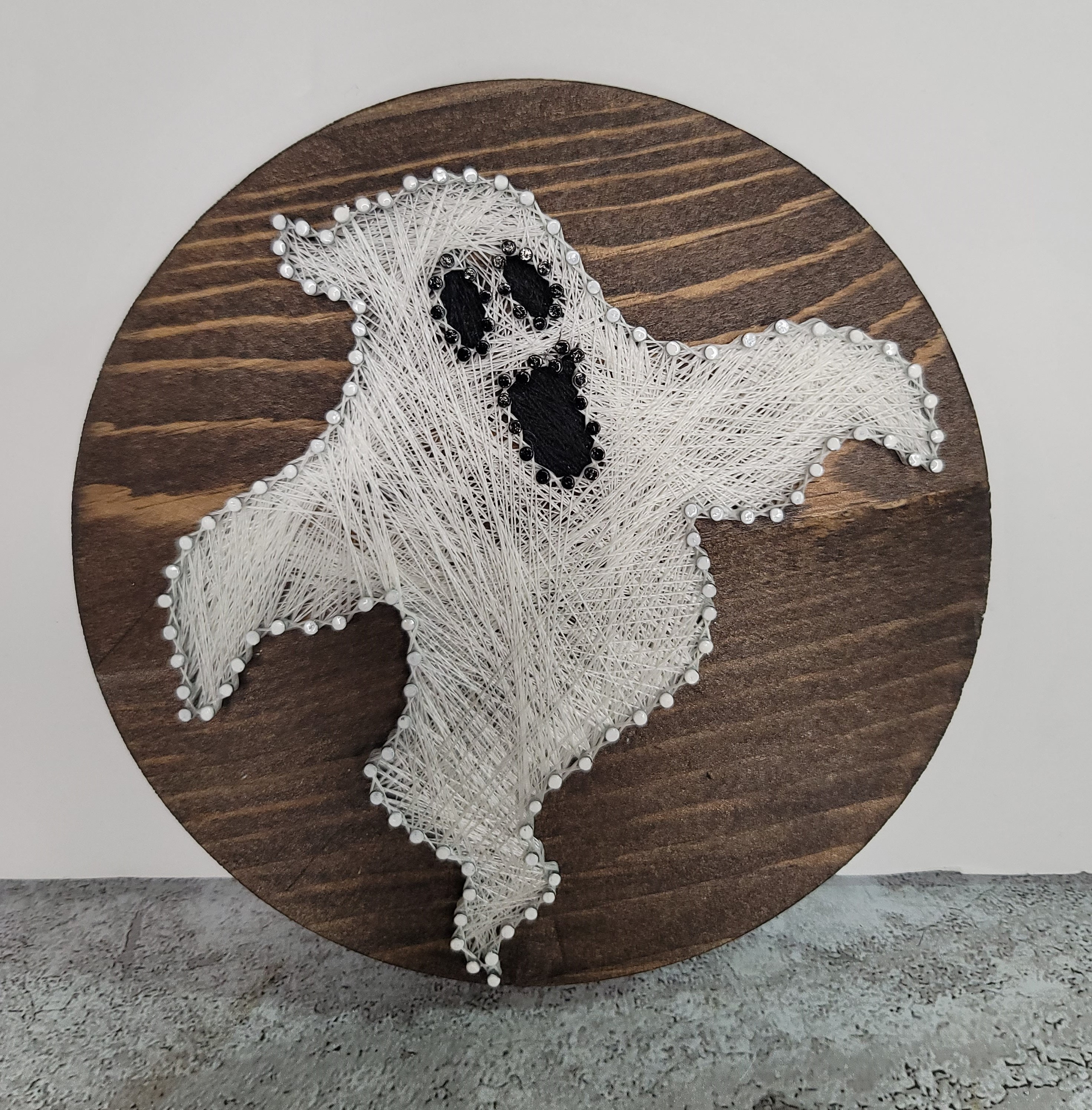 Ghost String Art | Glow in the Dark Ghost | Halloween String Art | Fall ...