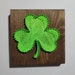 Three Leaf Clover String Art | Green Shamrock | St. Patrick's Day ...