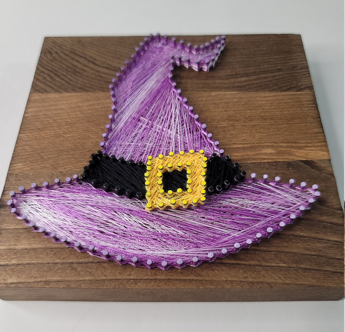 Witch Hat String Art Witch Hat Fall Decor Halloween Fall String Art ...