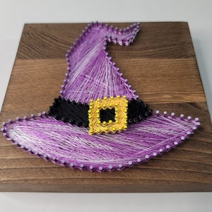 Witch Hat String Art Witch Hat Fall Decor Halloween Fall String Art ...