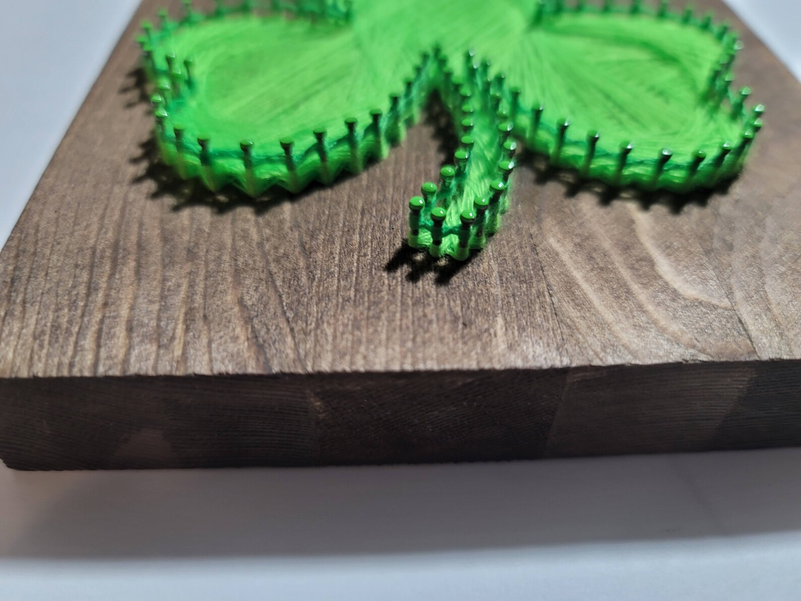 Three Leaf Clover String Art | Green Shamrock | St. Patrick's Day ...