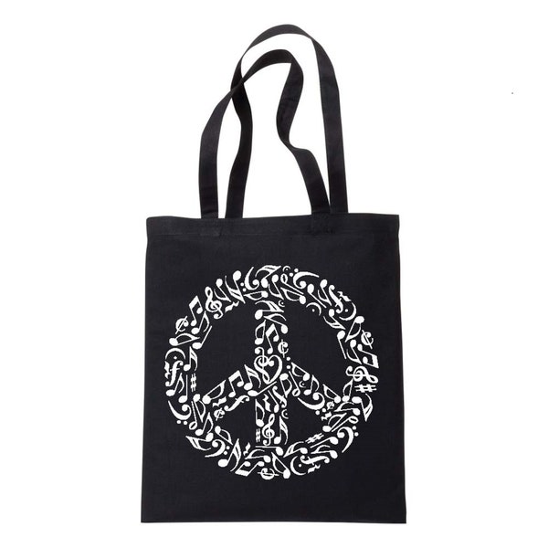 Peace Sign Tote Bag - Etsy
