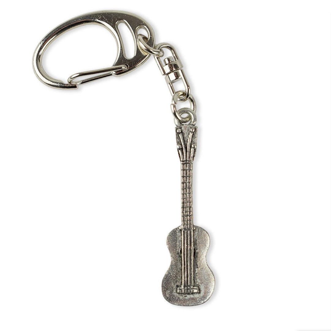 Ukulele Pewter Keychain - Etsy