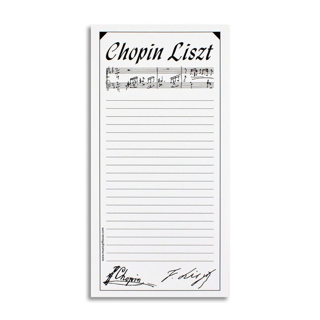 Chopin Liszt - Black & White - Etsy