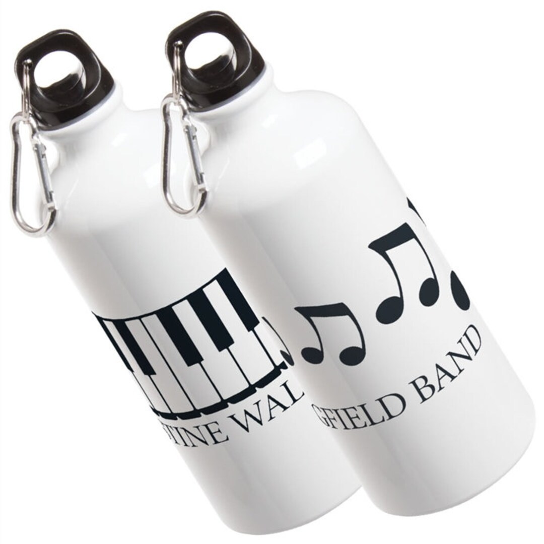 Personalized Music Design Water Bottle - Etsy