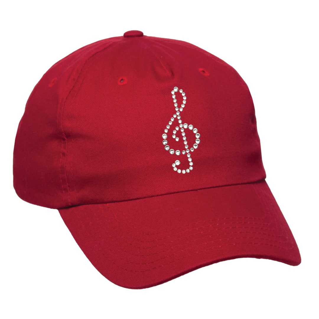 Treble Clef Bling Ball Cap - Etsy