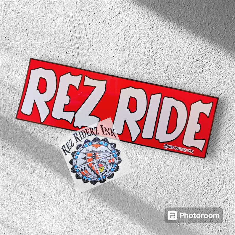 Rez Ride Bumper Sticker - Etsy