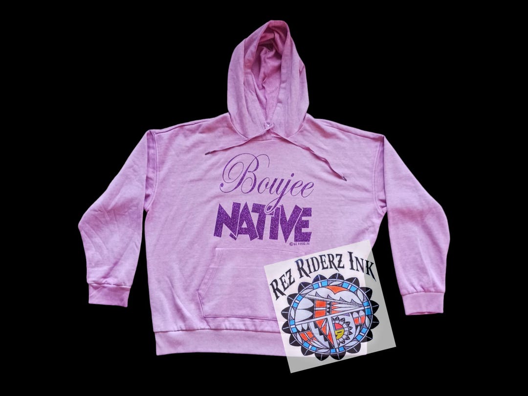 Boujee Native Soft Hoodie, Stonewashed Purple - Etsy