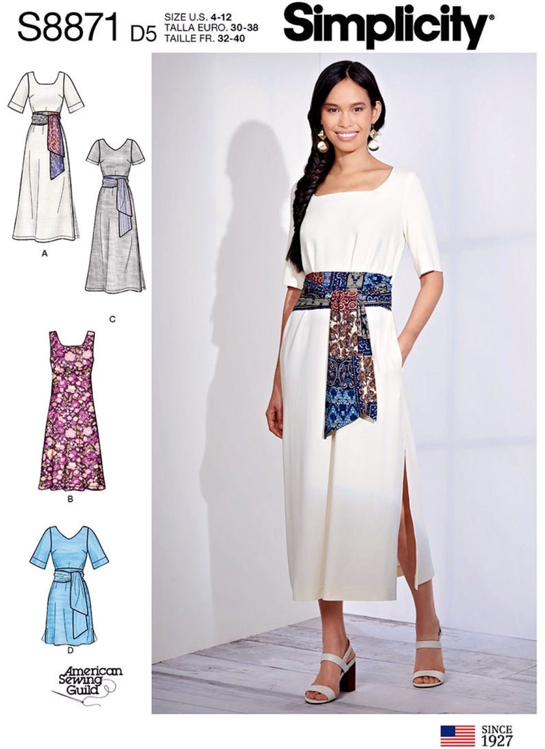 Simplicity 8871 Misses'/miss Petite Dress in Three Lengths With ...
