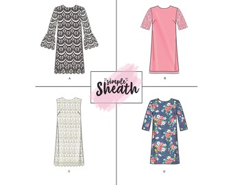 Simplicity 8599 Misses'/miss Petite Dresses Sewing Pattern | Etsy