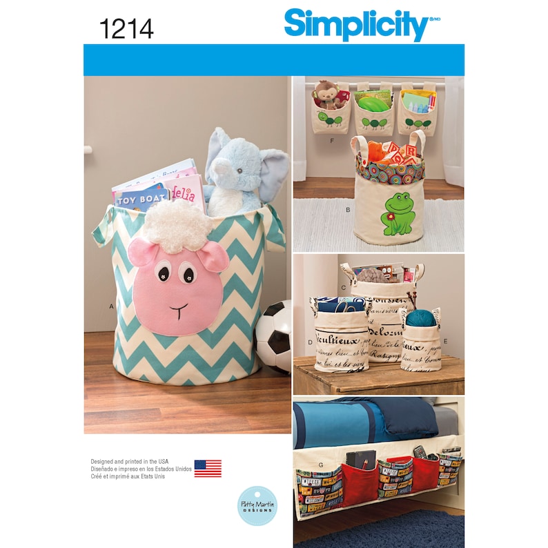 Simplicity 1214 Organizers Sewing Pattern - Etsy