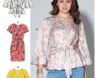 Mccall's M7900 Misses' Tops Sewing Pattern Sizes | Etsy