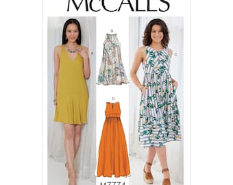 Mccall's M7970 Misses' Dresses Sewing Pattern Size | Etsy