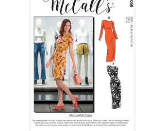 Mccall's M7970 Misses' Dresses Sewing Pattern Size | Etsy