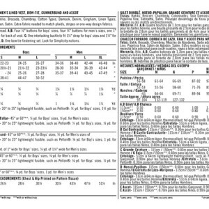 Simplicity 8023 Boys' and Men's Lined Vests Bow Tie - Etsy