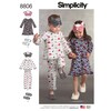 Simplicity 8852 Child's Dresses and Shirt With Fabric Variations Sewing ...