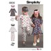 Simplicity 8852 Child's Dresses and Shirt With Fabric Variations Sewing ...