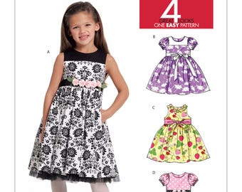 Simplicity 9245 Child's Dress Sewing Pattern - Size 3-4-5-6-7-8 - Etsy