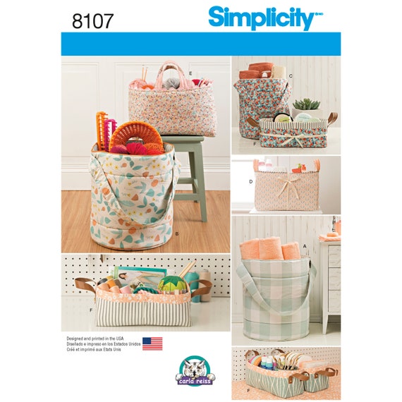 Simplicity 8107 Organizers Sewing Pattern | Etsy