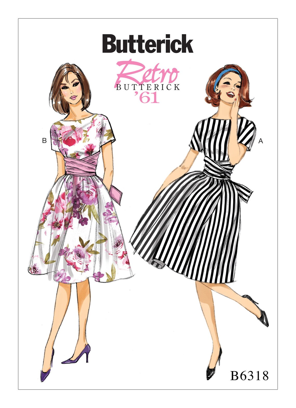 Butterick B6318 Misses' Dresses Sewing Pattern Size - Etsy