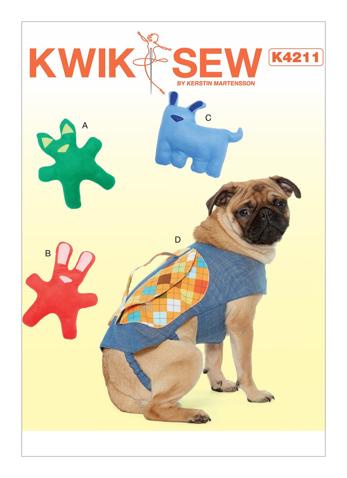 Kwik Sew K4211 Dog Toys and Backpack Sewing Pattern - Etsy
