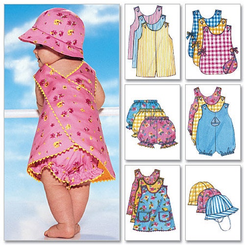 Butterick Sewing Pattern B5625 Baby Jumper Dress Romper | Etsy