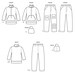 Simplicity 8997 Toddlers' Pants and Knit Top and Hat Sewing Pattern ...