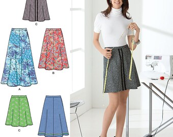 Simplicity 8211 Misses' Skirt in Three Lengths Sewing - Etsy