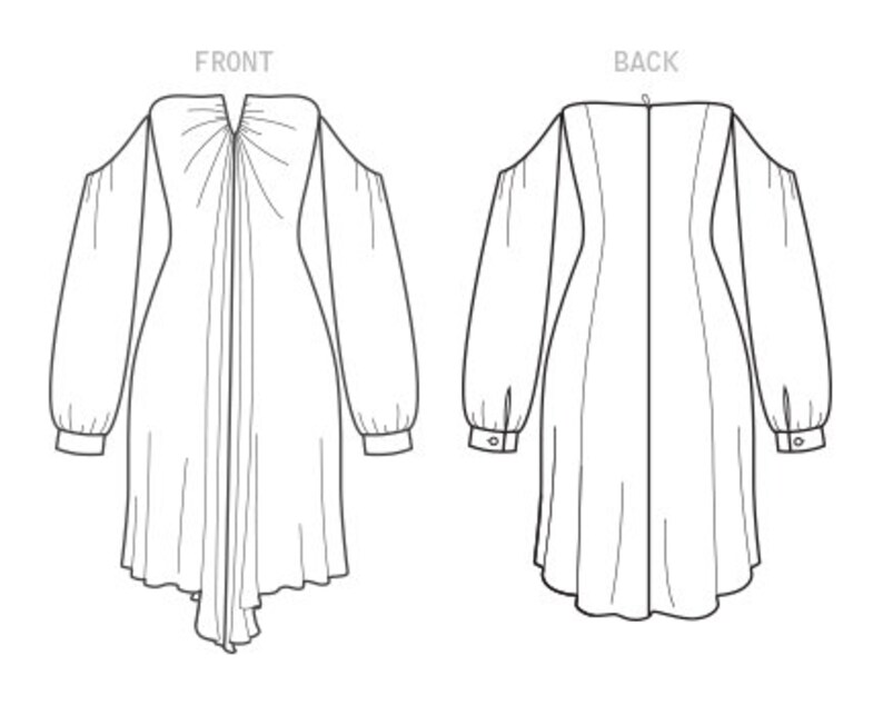 Mccall's M8023 Dress Sewing Pattern Size 6-8-10-12-14 or - Etsy