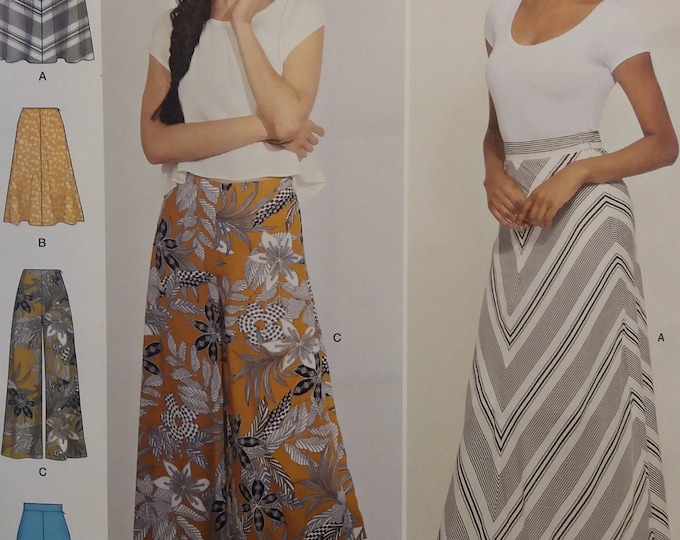Simplicity 8885 Misses' Skirt and Pants With Length Variations Sewing ...