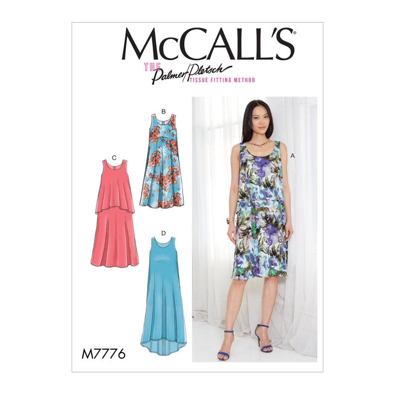 Mccall's M7776 Misses' Dresses Sewing Pattern - Size XS-S-M or L-xl-xxl ...