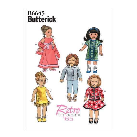 Butterick B6645 Retro 65 Sewing Pattern Clothes for | Etsy