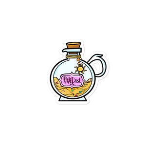 Pixie Dust Magical Ingredient Potion Bottle Bubble-free Stickers- Moon ...